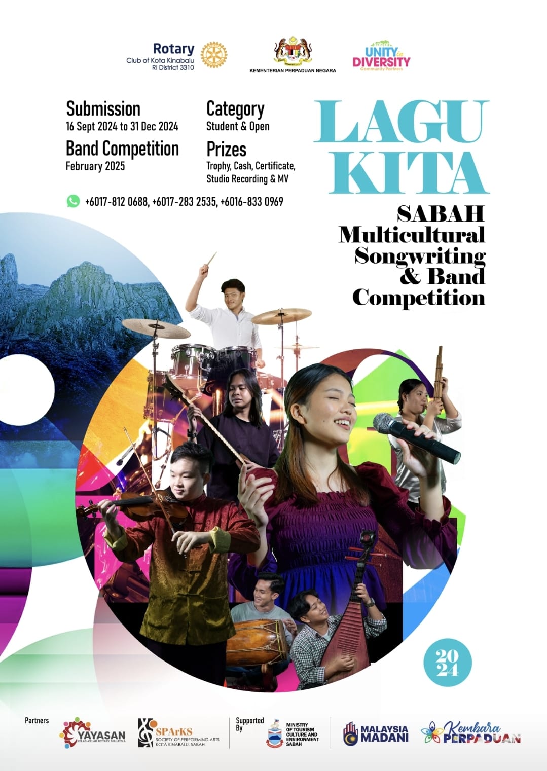 Lagu KITA: SABAH Multicultural Songwriting & Band Competition - SPARKS ...